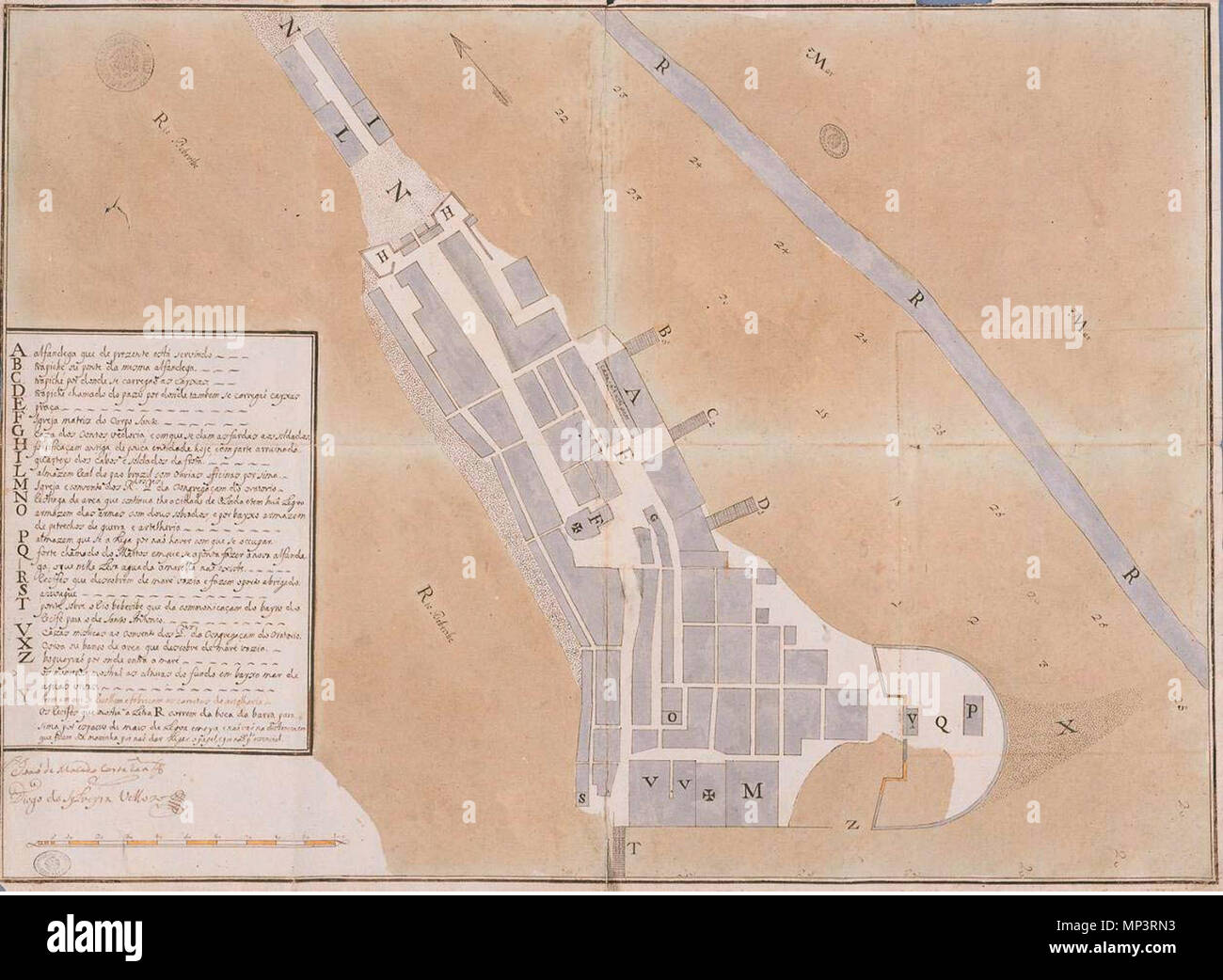 Recife map hi-res stock photography and images - Alamy