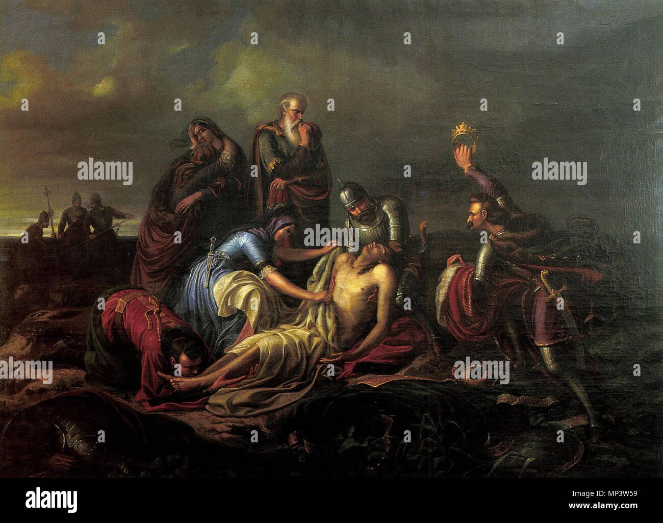 Discovery of the Body of King Louis II 1851. 946 Orlai Discovery of the ...