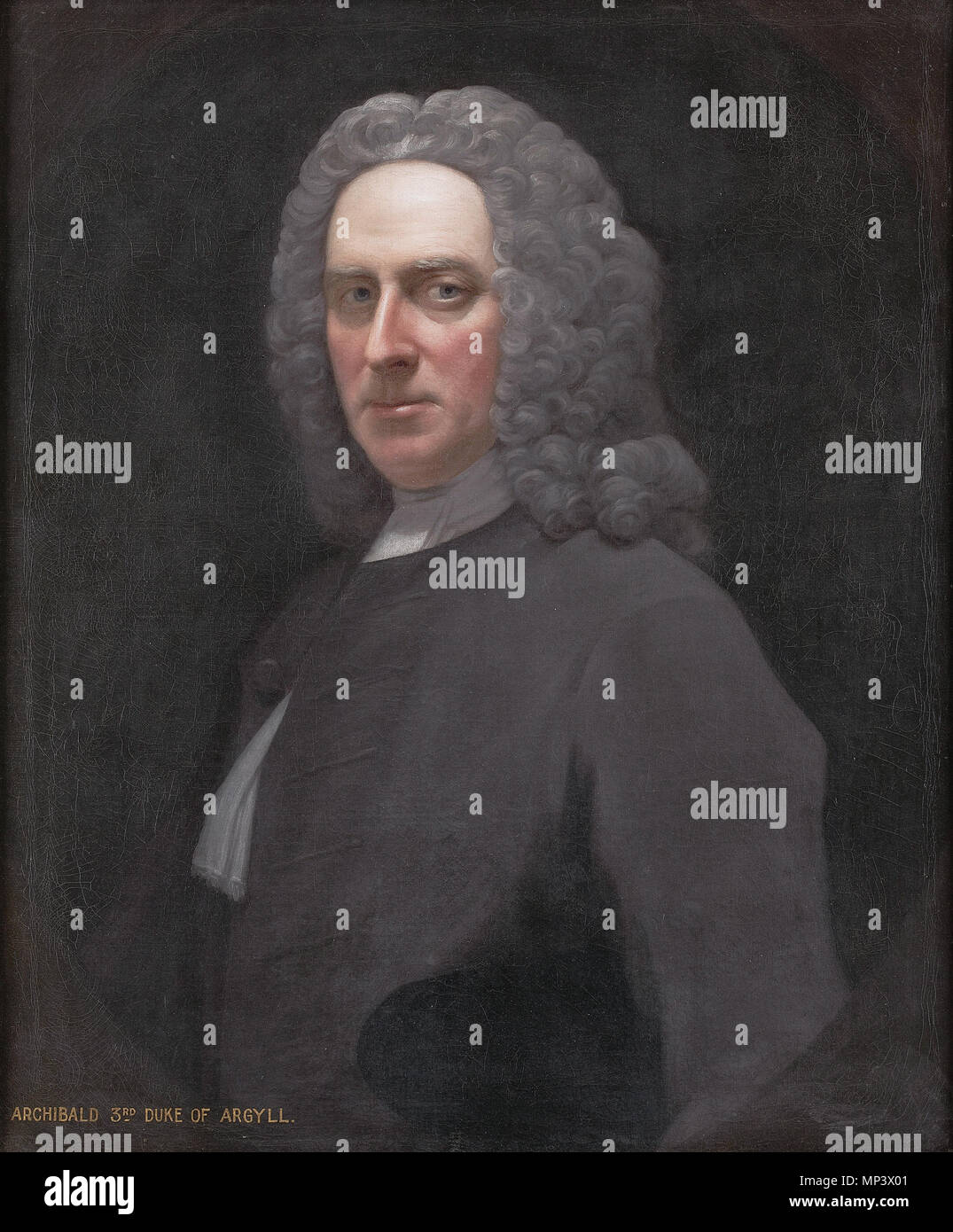 Archibald, 3rd duke of Argyll *oil on canvas *77 x 64 cm *signed b.r ...