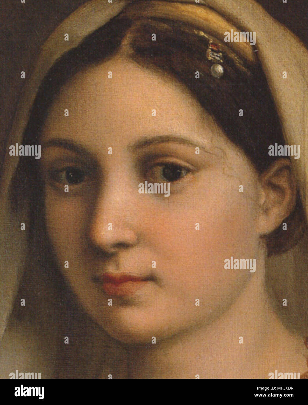 Woman with a veil la donna velata hi-res stock photography and images ...