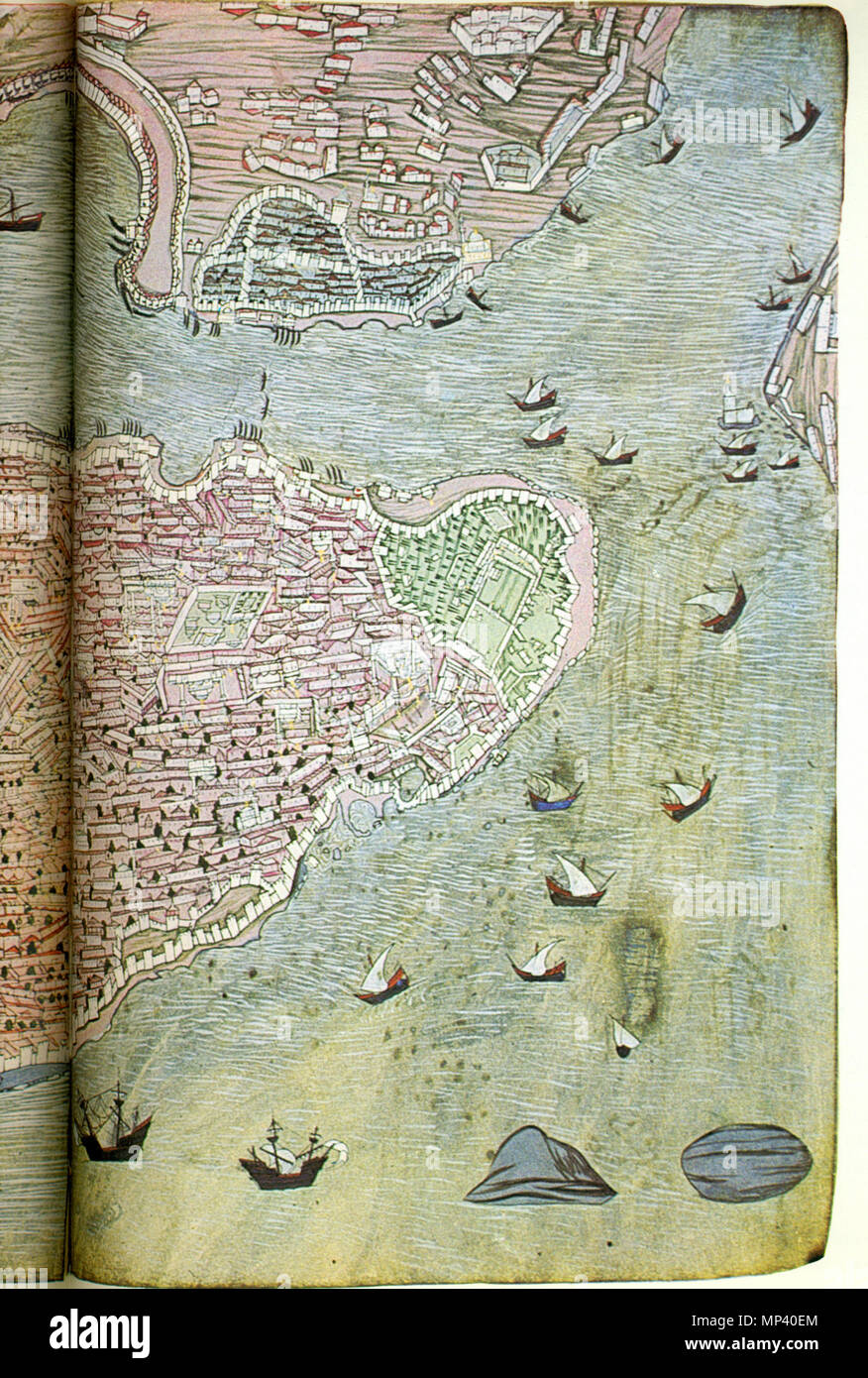 Istanbul in the 16th century - right . 677 Istanbul in the 16th century ...