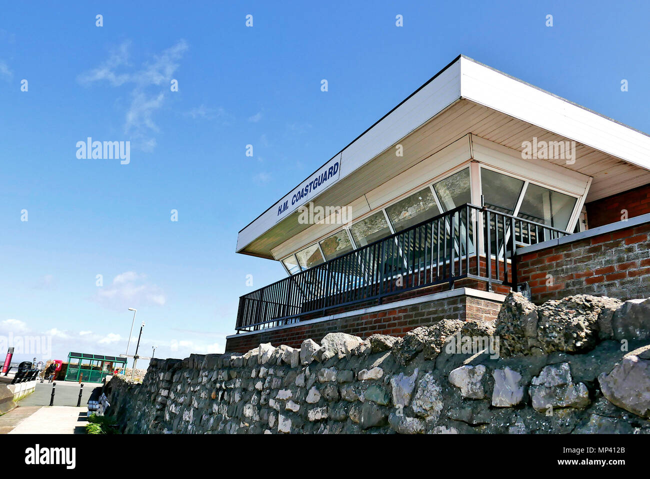 HM coastguard station at Knott End Fleetwood,Lancashire,UK Stock Photo ...