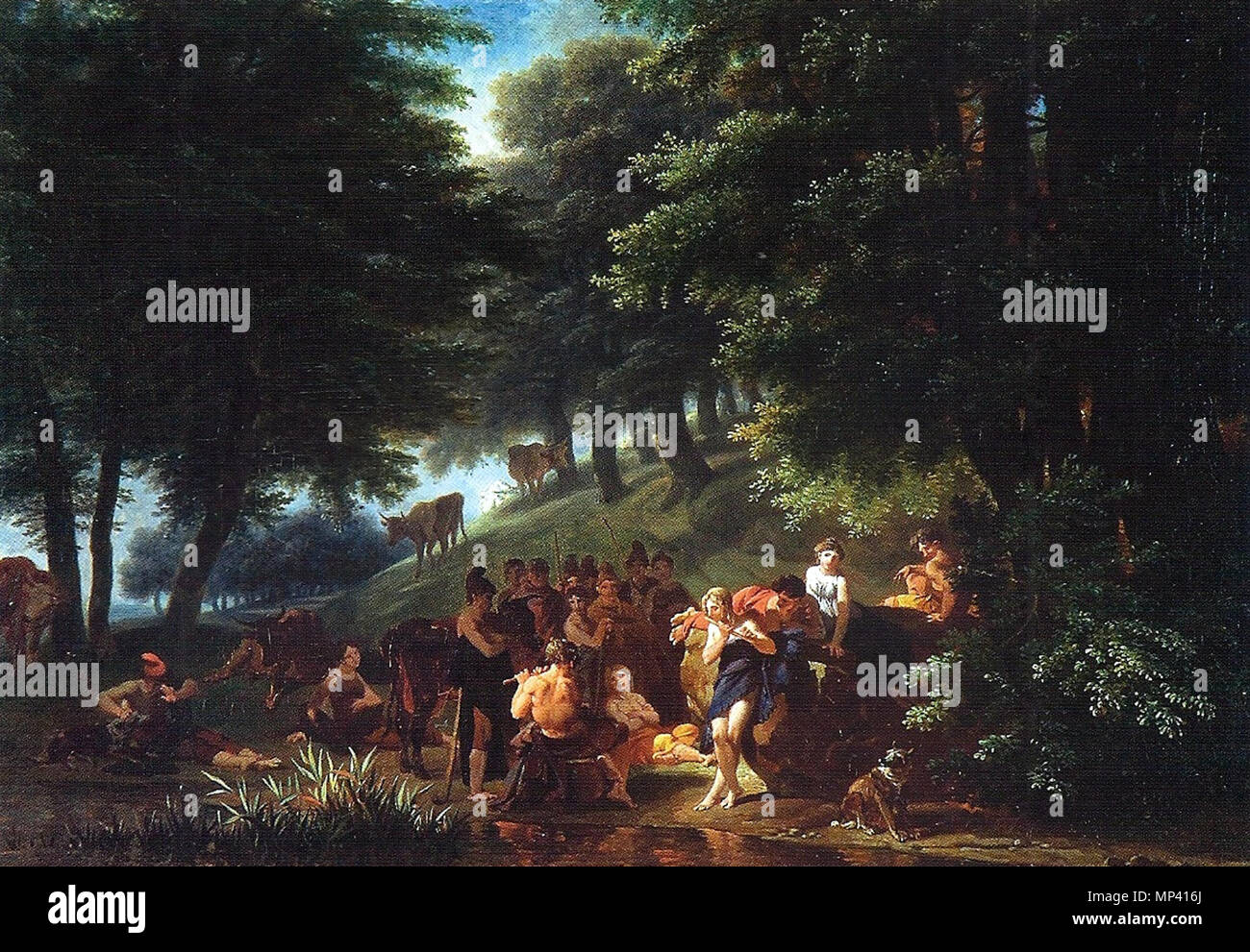 English: Apollo visiting Admetus Português: Apolo visitando Admeto 19th ...
