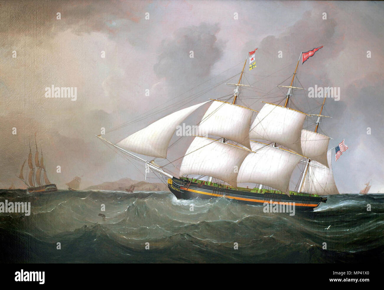 New york packet ship hi-res stock photography and images - Alamy