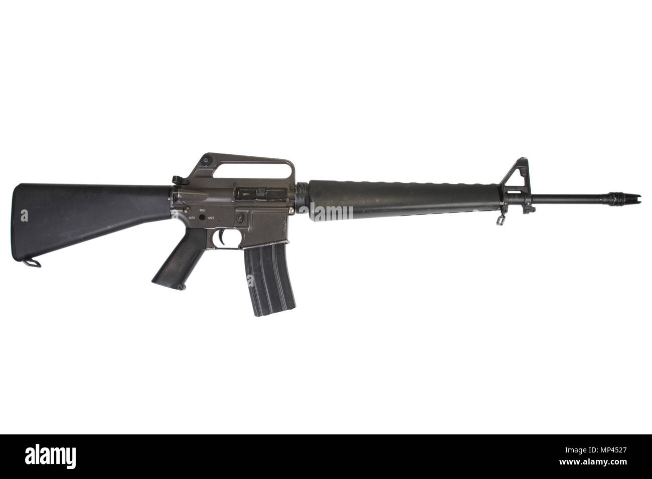 M16 rifle Vietnam War period isolated on a white background Stock Photo ...