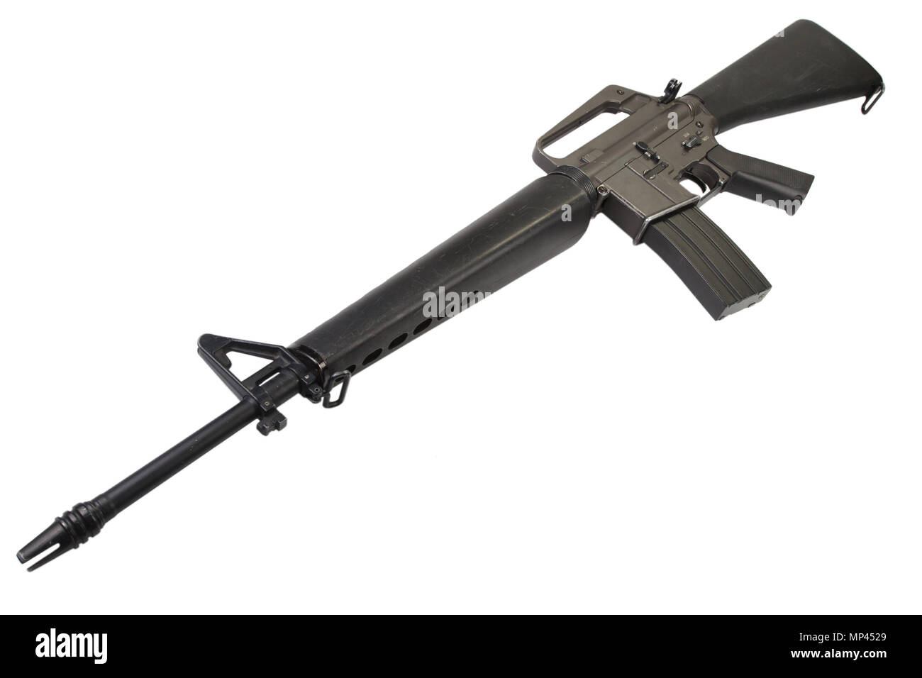 M16 rifle Vietnam War period isolated on a white background Stock Photo ...