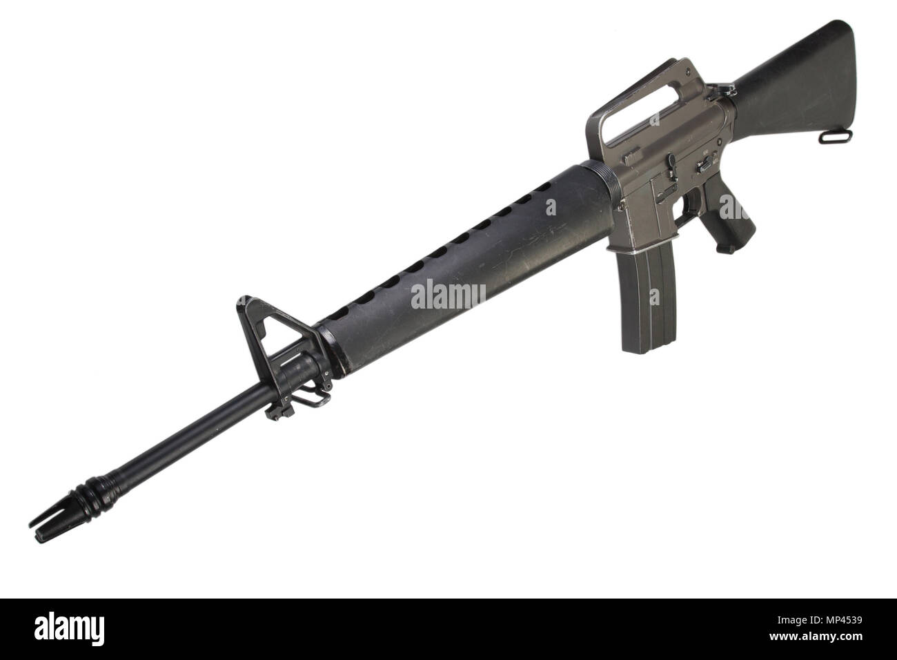 M16 rifle Vietnam War period isolated on a white background Stock Photo ...