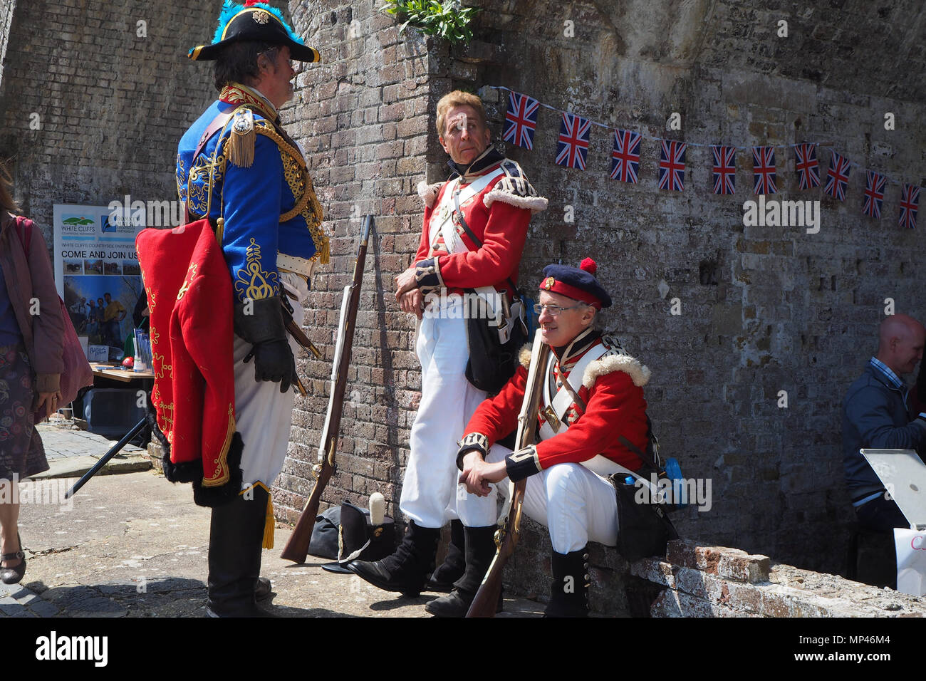 Reenactment of the Napoleonic Wars Stock Photo - Alamy