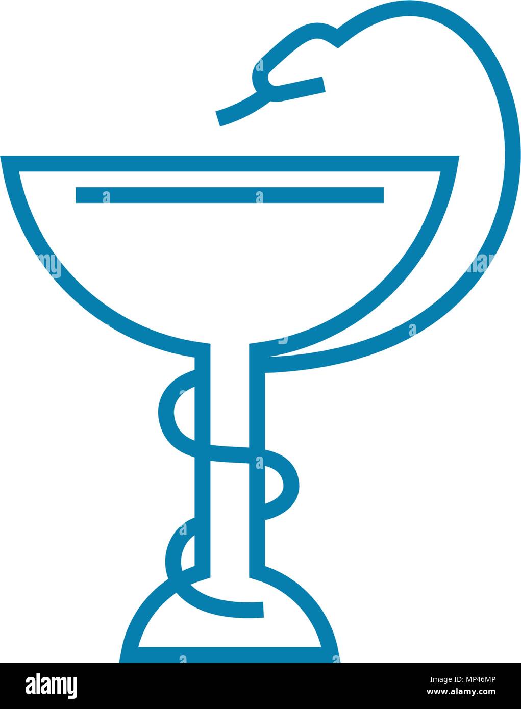 Medicine linear icon concept. Medicine line vector sign, symbol ...