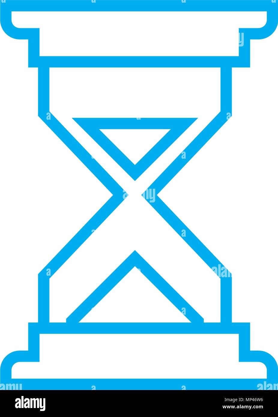 Noting the time linear icon concept. Noting the time line vector sign ...