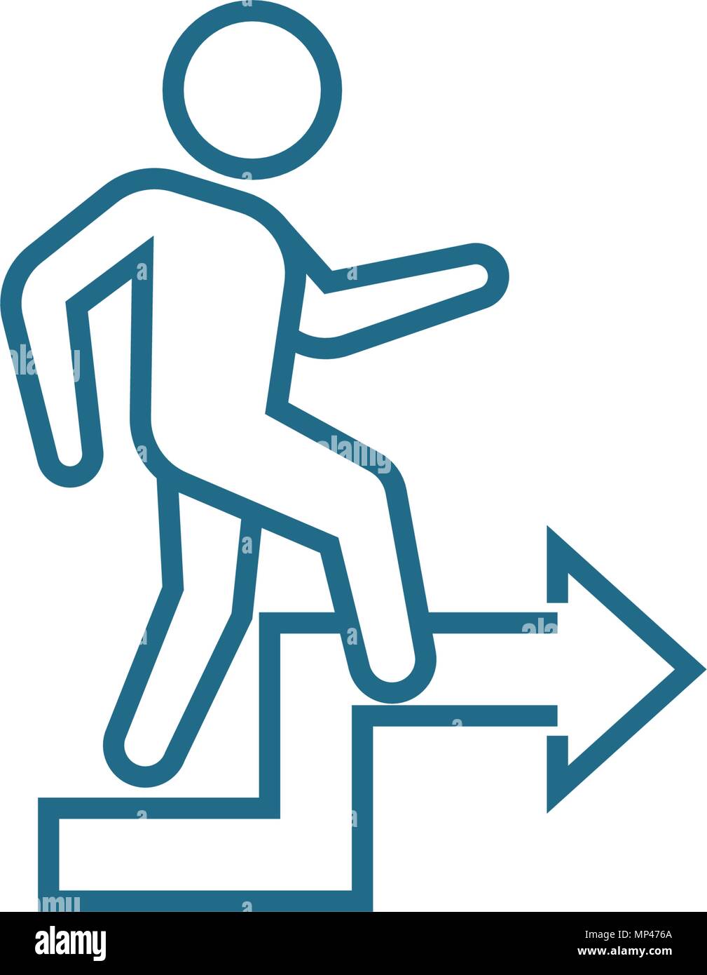 Personal growth linear icon concept. Personal growth line vector sign ... Personal growth linear icon concept. Personal growth line vector sign ...