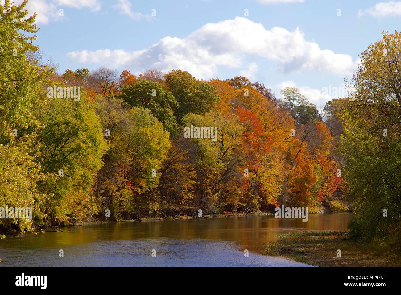 St Joseph River at its most beautiful season Stock Photo - Alamy