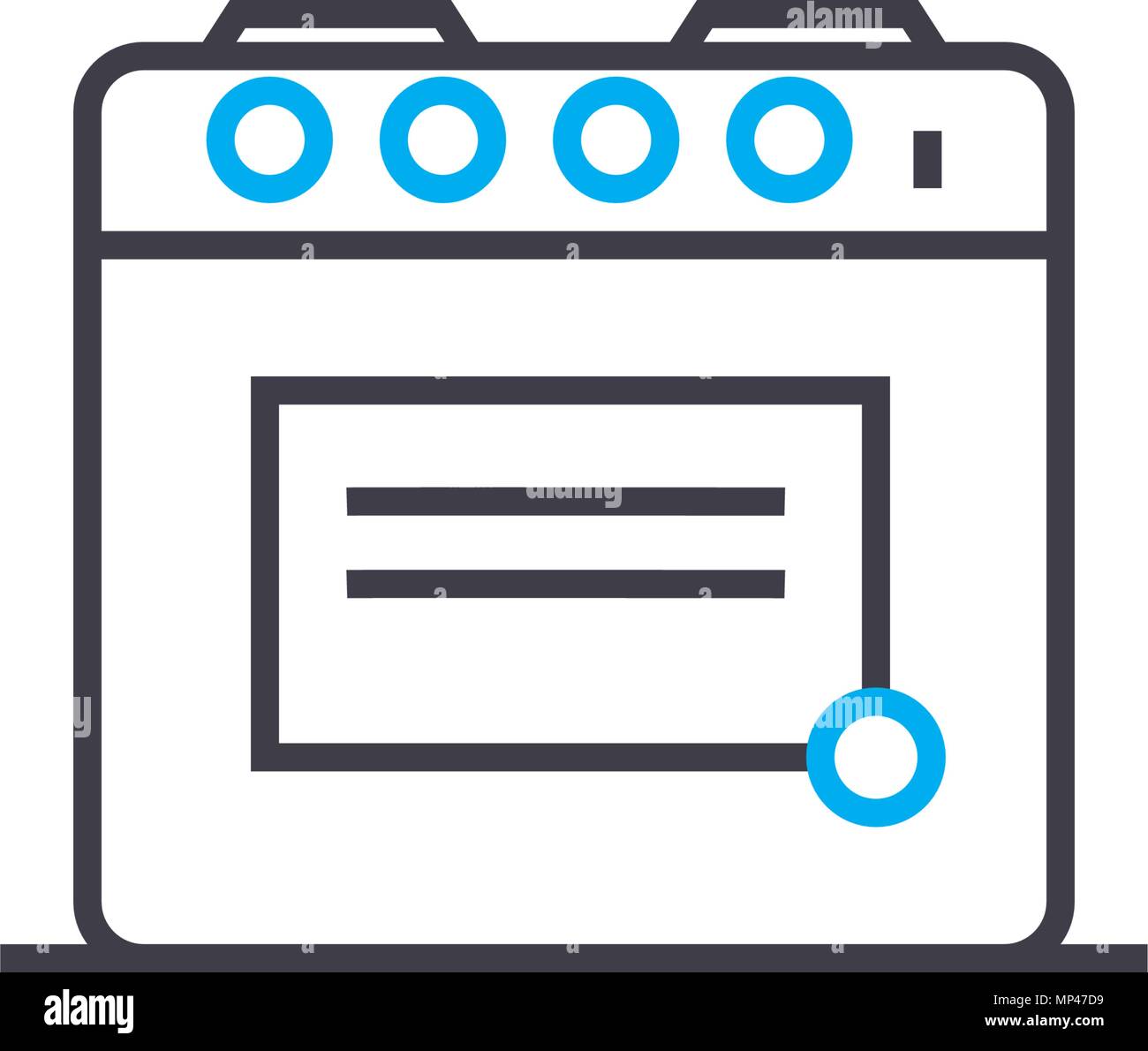 Preparing food linear icon concept. Preparing food line vector sign ...
