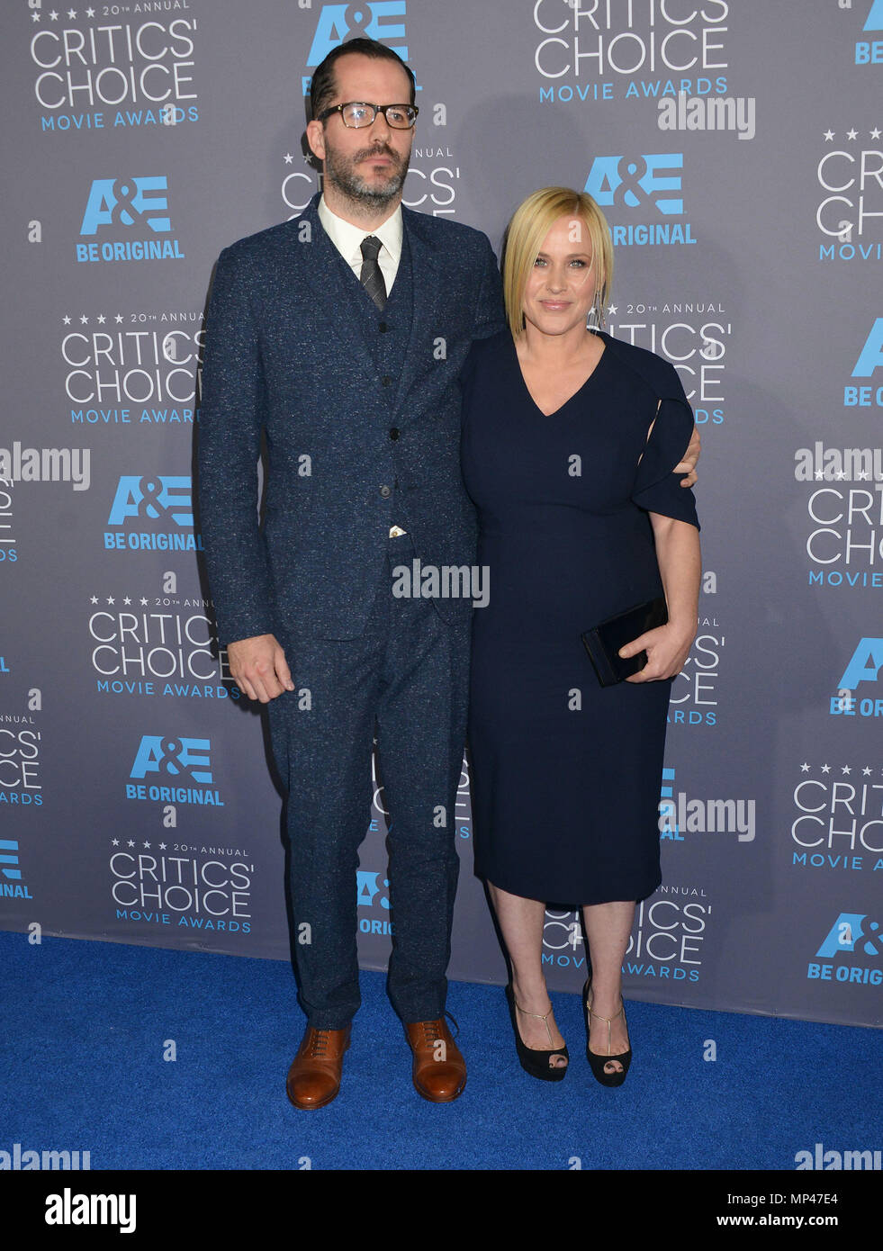 Eric White, Patricia Arquette at the 2015 Critics' Choice Movie Awards ...
