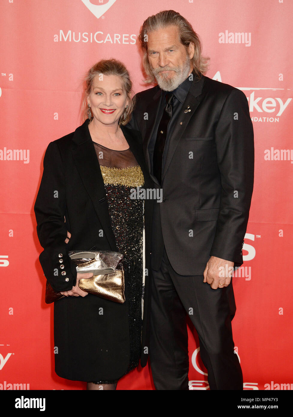 Jeff Bridges and wife Susan 216 at the Musicares 2015 Person of the ...