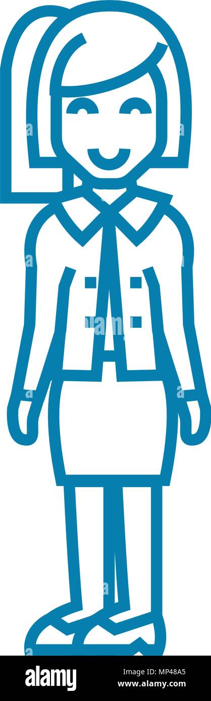 State of uncertainty linear icon concept. State of uncertainty line ...