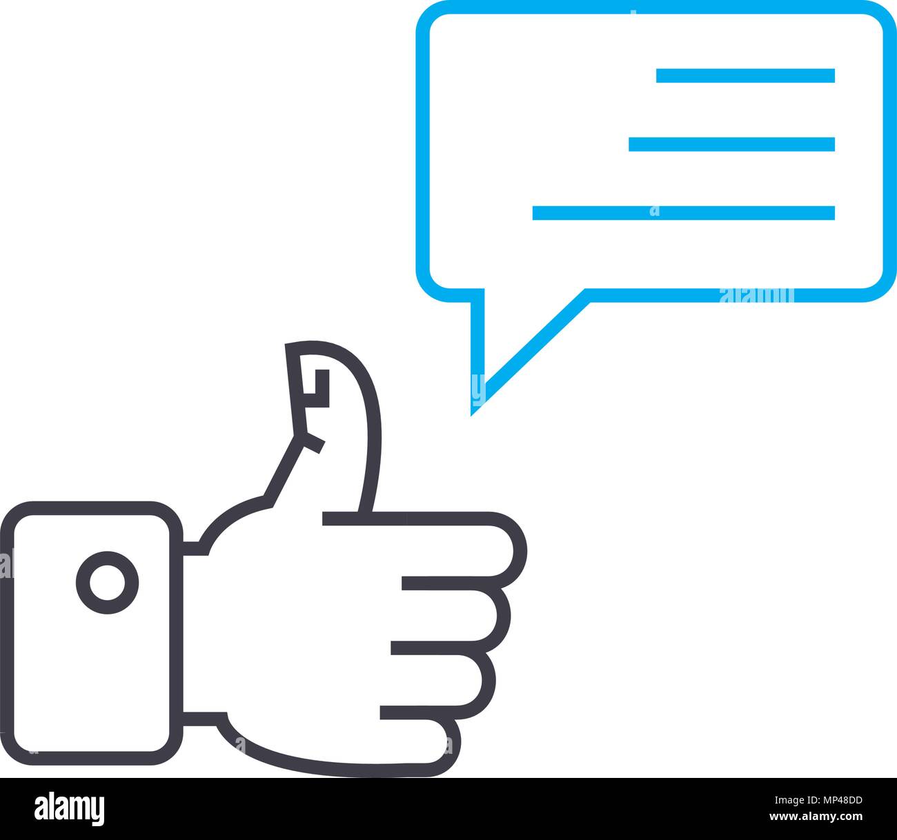 Success story linear icon concept. Success story line vector sign ...