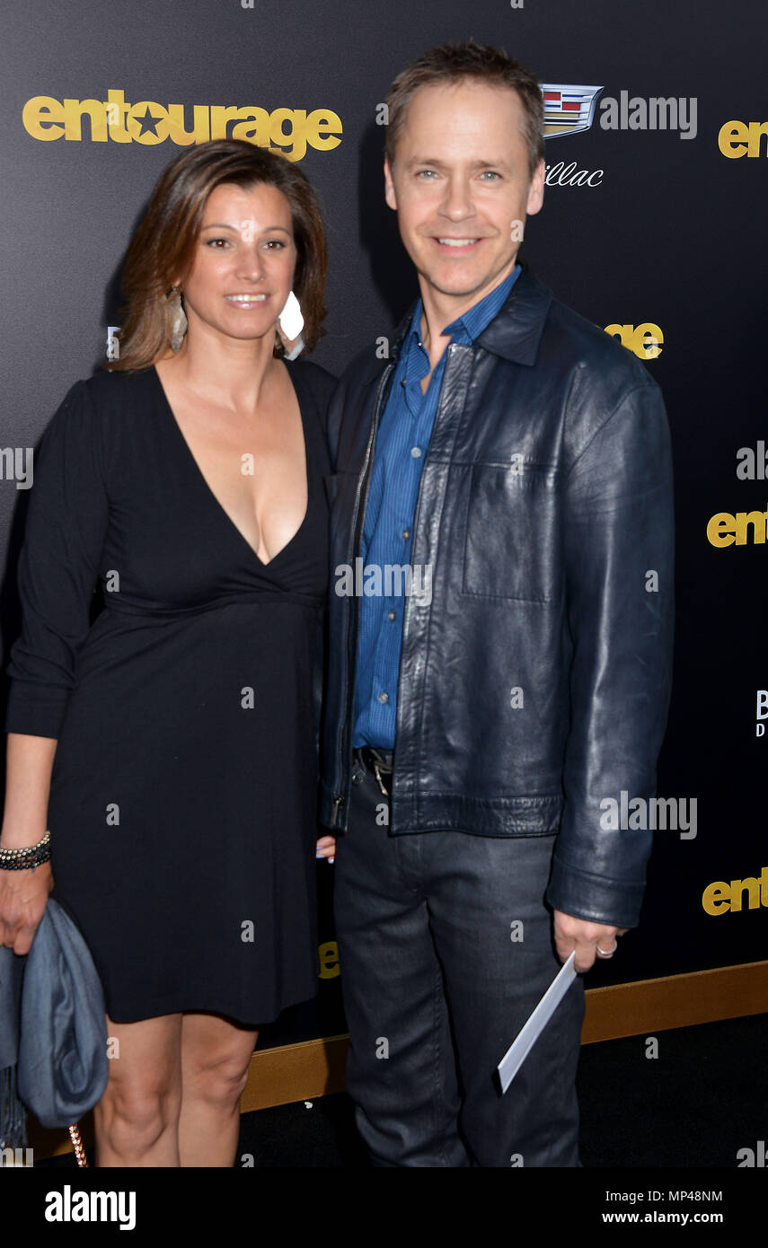 Kim Painter, Chad Lowe atthe Entourage Premiere at the Westwood Village ...