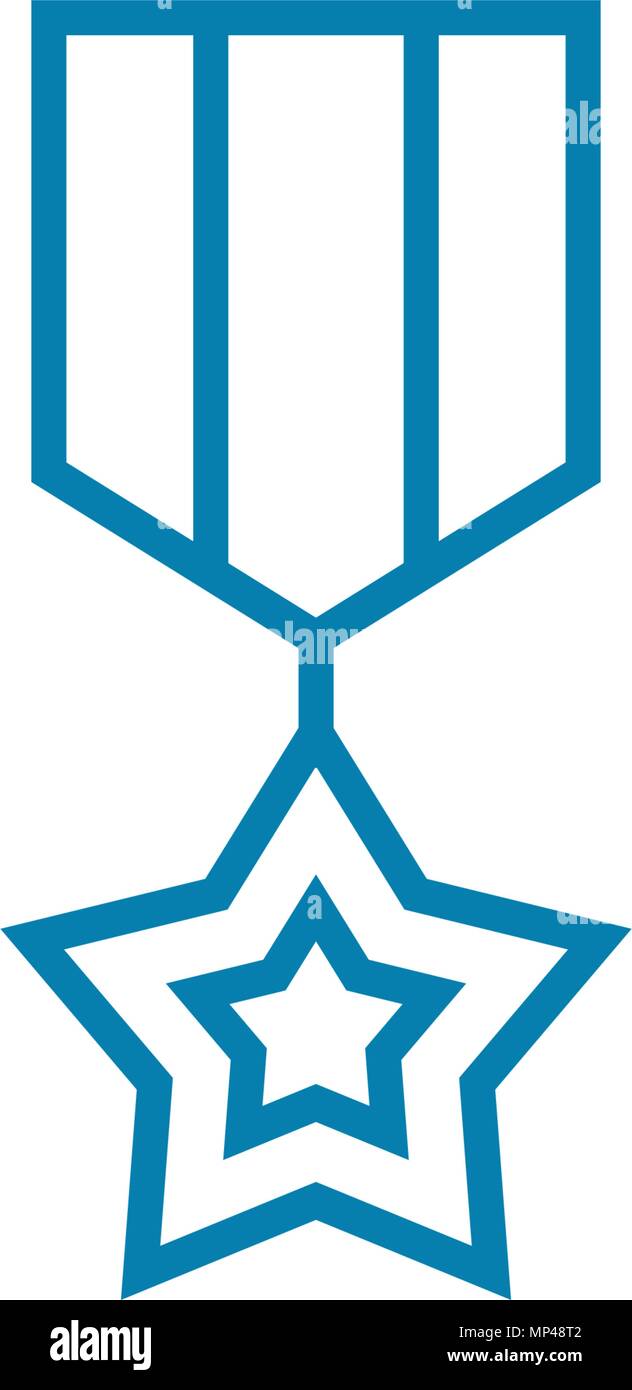 Triumphant victory linear icon concept. Triumphant victory line vector ...