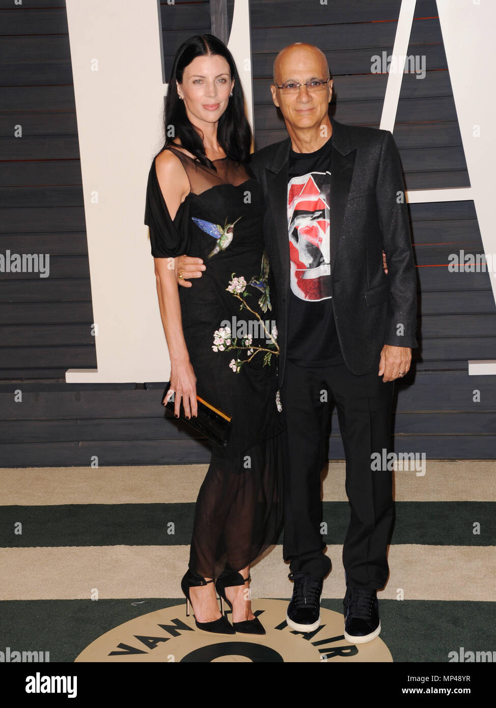 Liberty Ross and Jimmy Lovine at the 2015 Vanity Fair Oscars party at ...