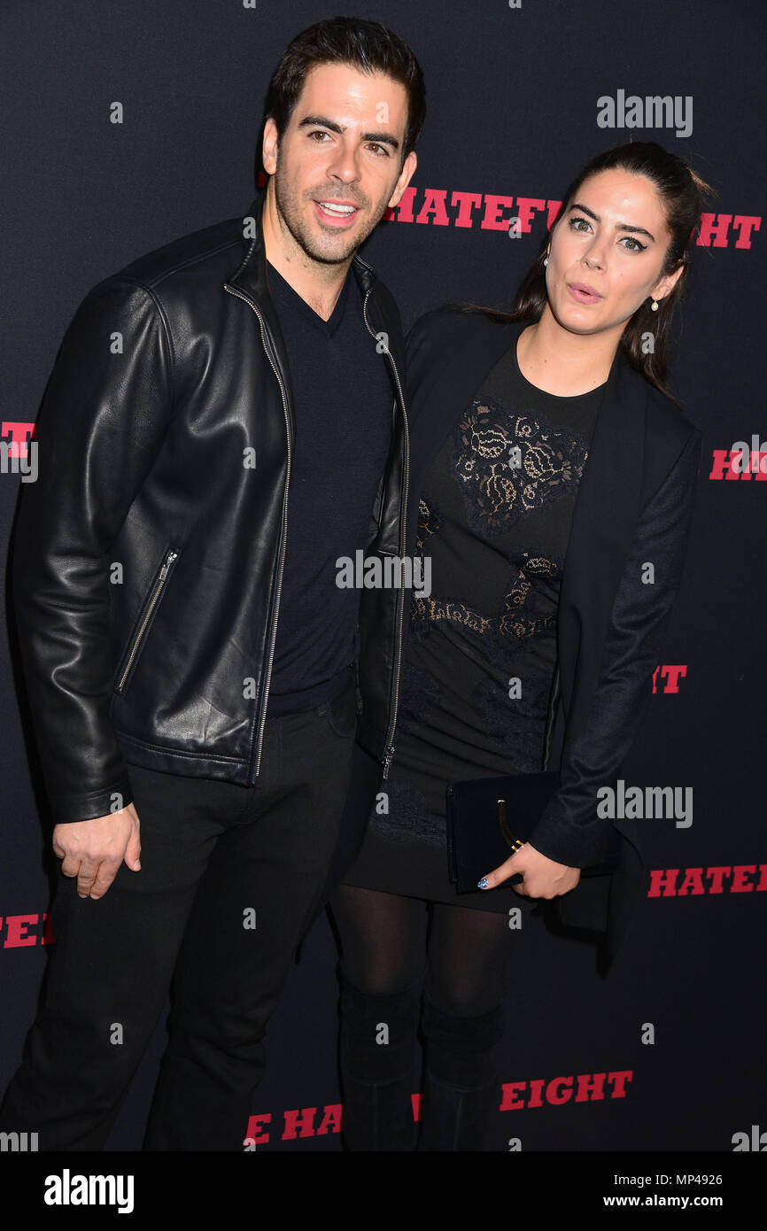 Lorenza Izzo, Eli Roth 177 at the Hateful Eight Premiere at the ...