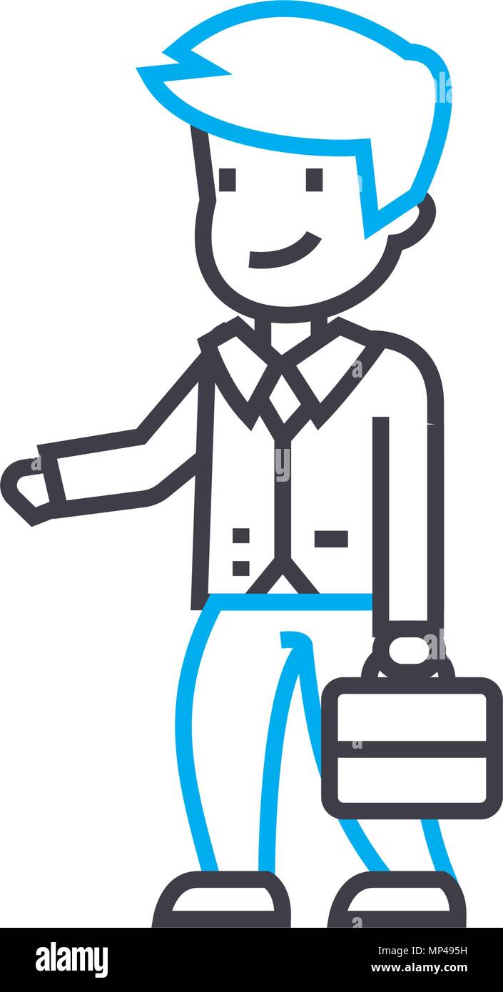 Willingness to cooperate linear icon concept. Willingness to cooperate ...