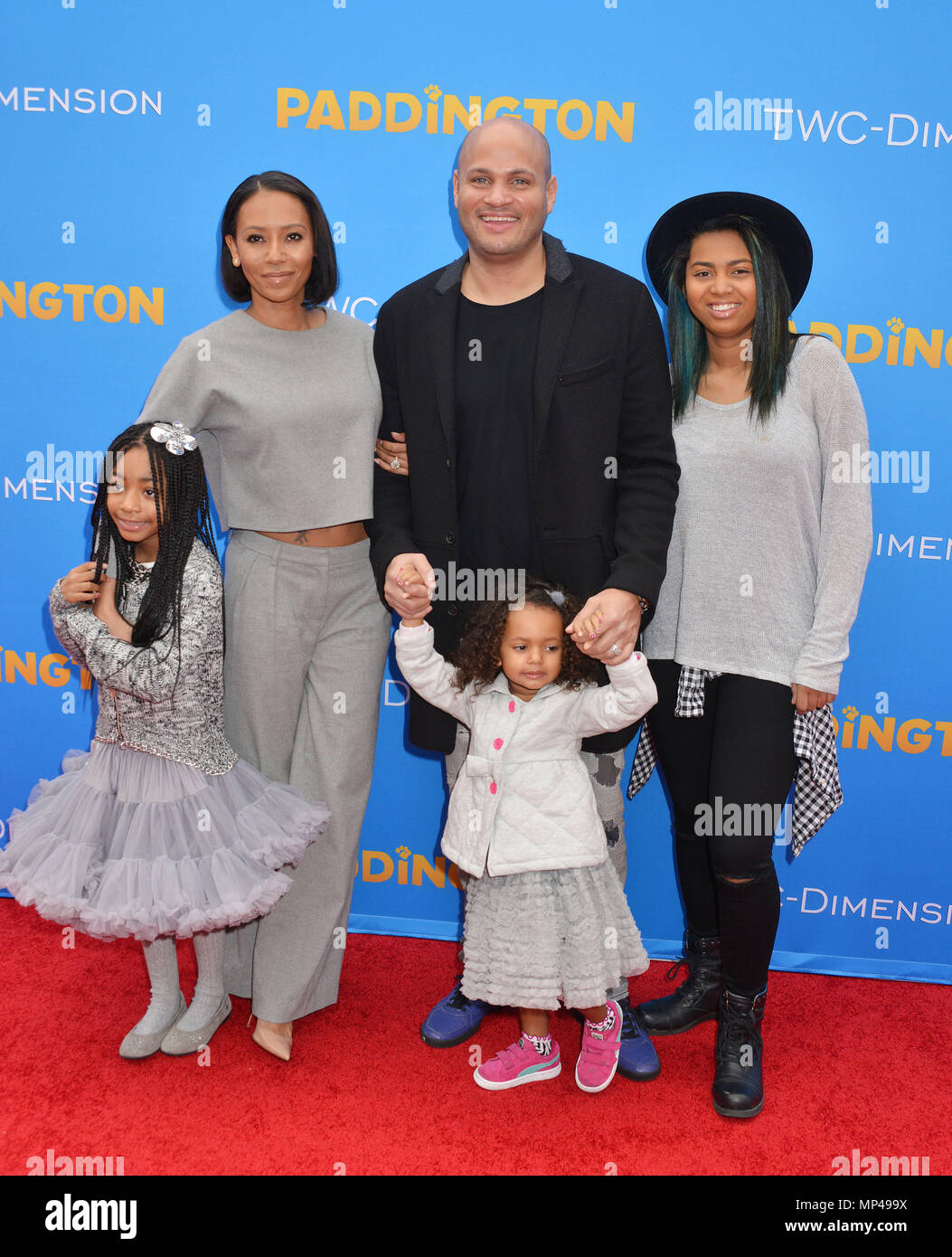 Melanie Brown and Stephen Belafonte arrive with their family 019 at ...