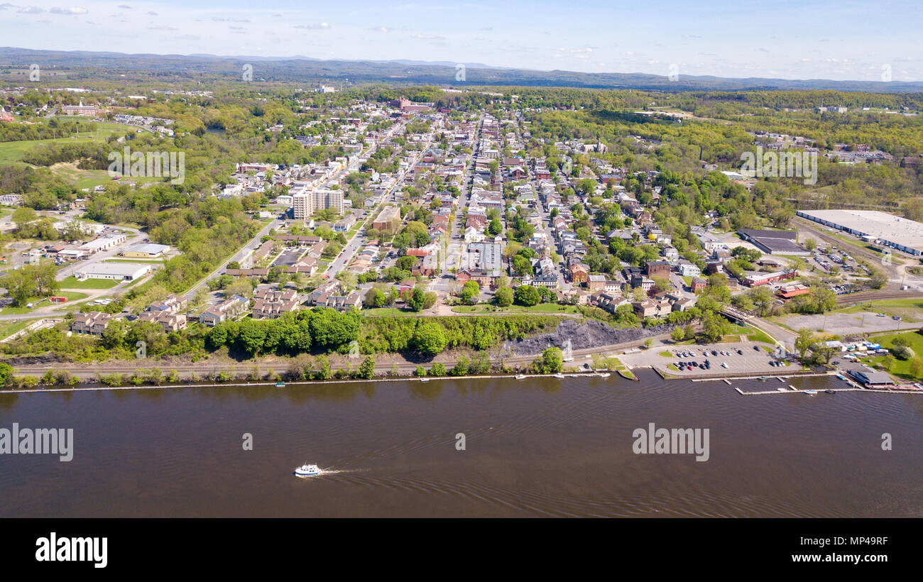 The City of Hudson, Columbia County, upstate New York State, USA Stock ...