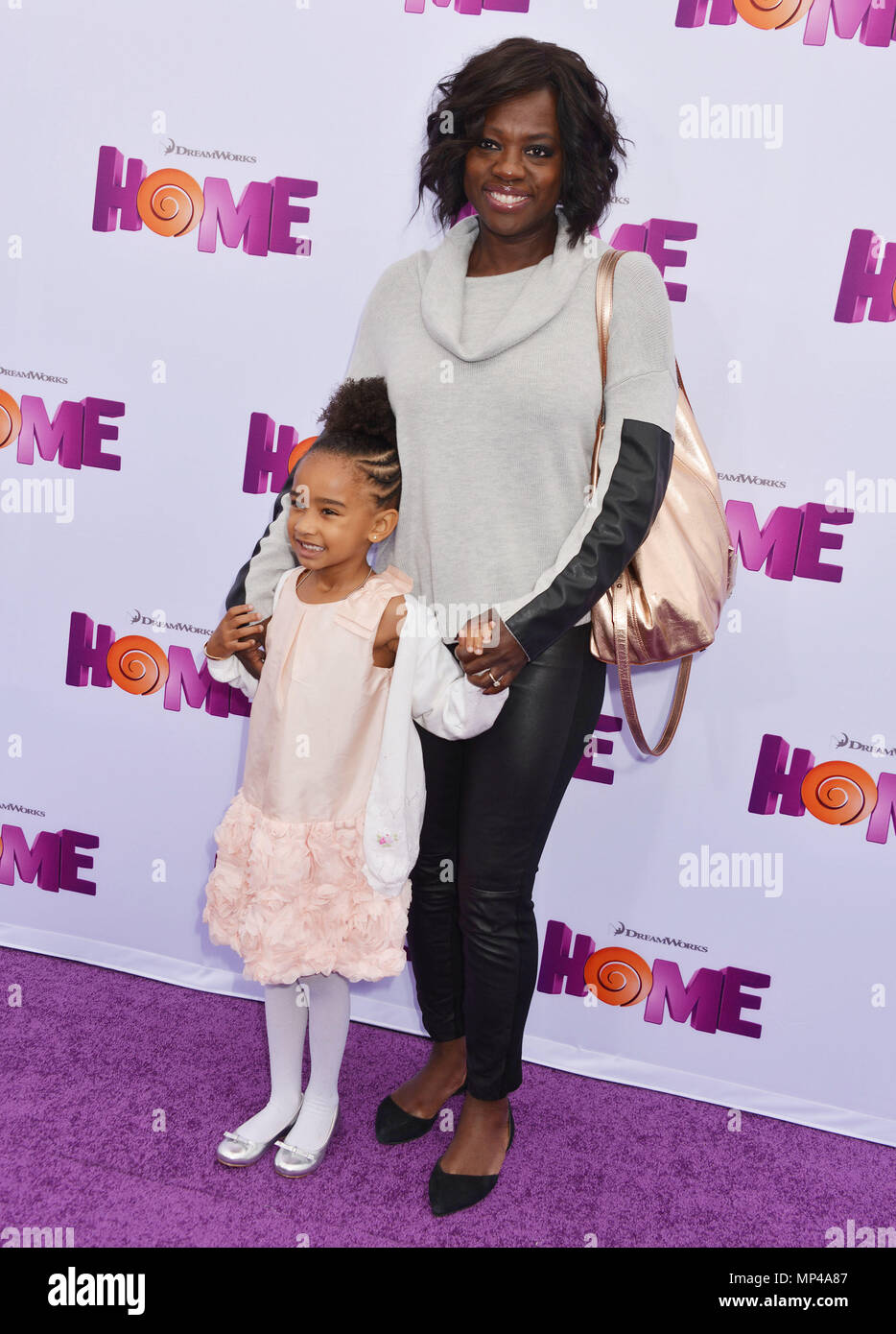 Viola Davis and Daughter Genesis Tennon 098 at the Home Premiere at the ...