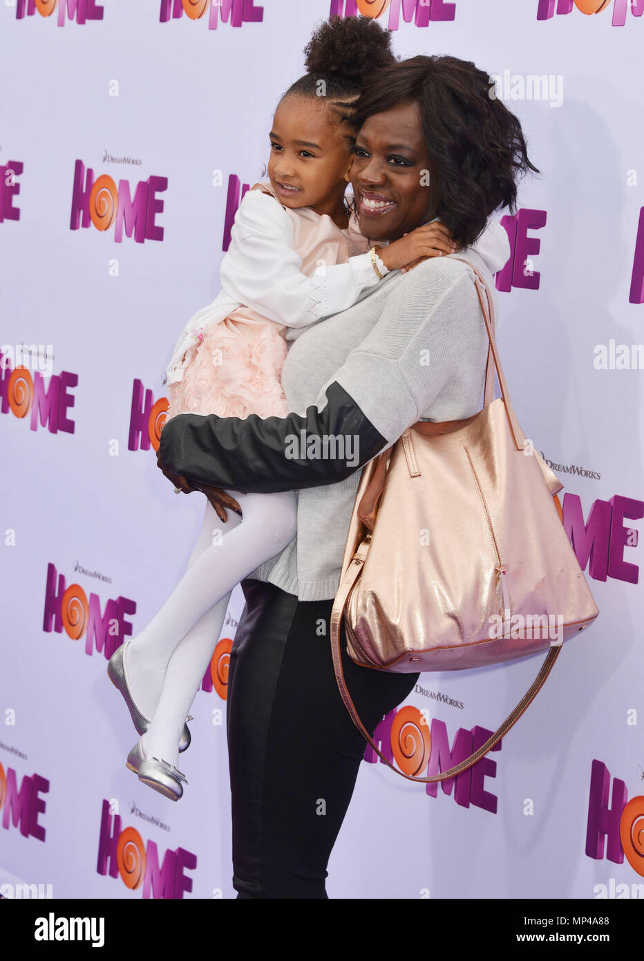 Viola Davis and Daughter Genesis Tennon 099 at the Home Premiere at the ...