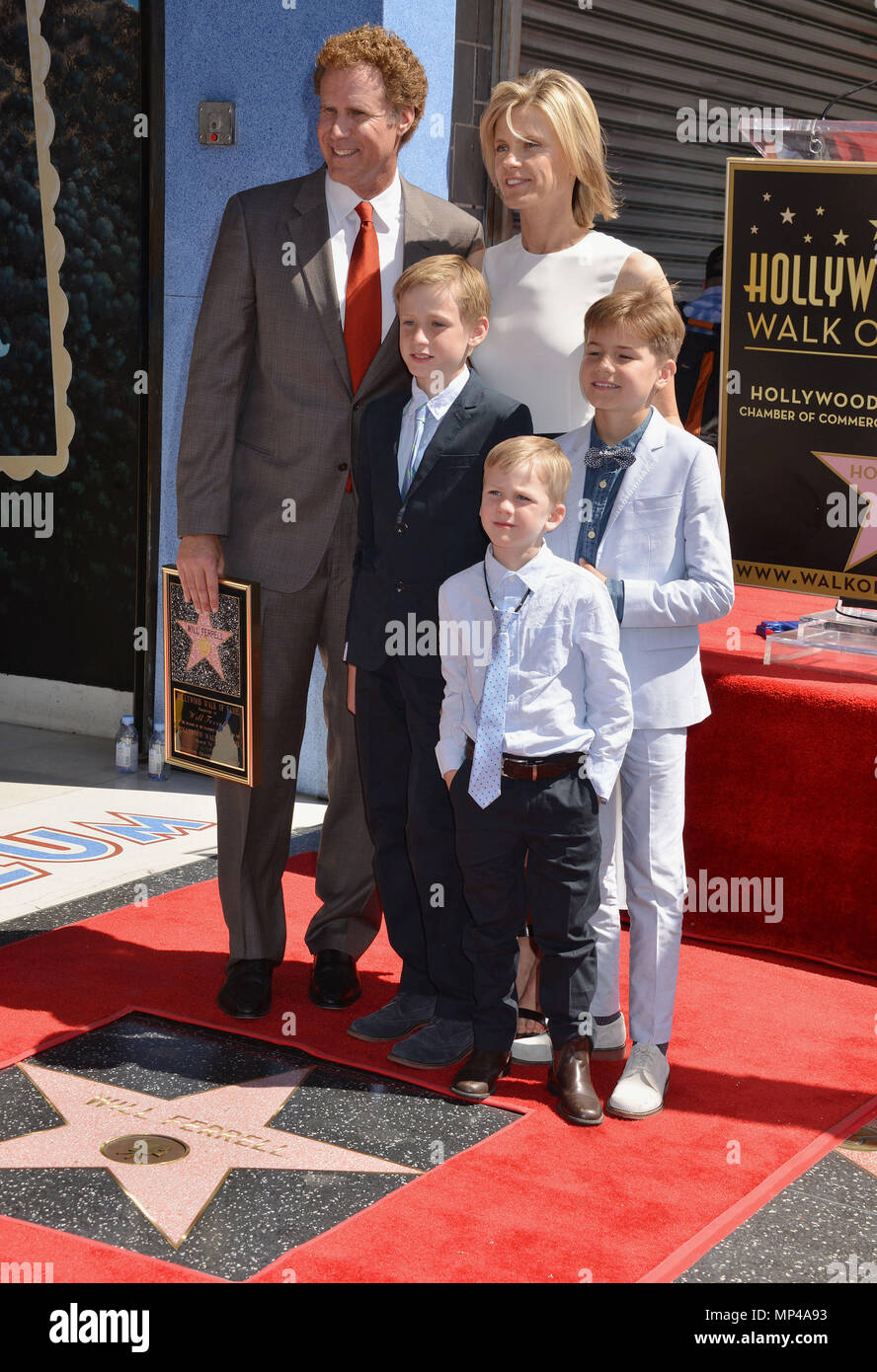 Will Farrell honored with a Star on the Hollywood Walk of fame in Los ...