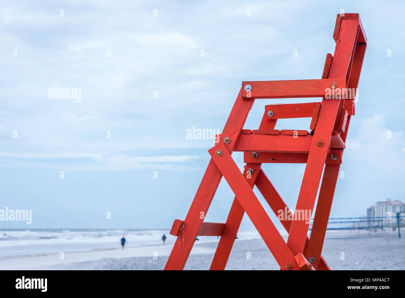 Lifeguard stand at Jacksonville Beach, Florida. (USA Stock Photo - Alamy