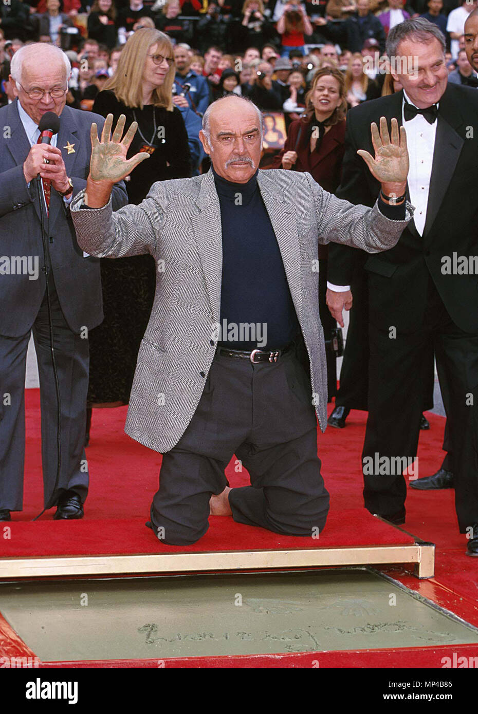 Connery SeanConnery Sean show his hands Event in Hollywood Life ...