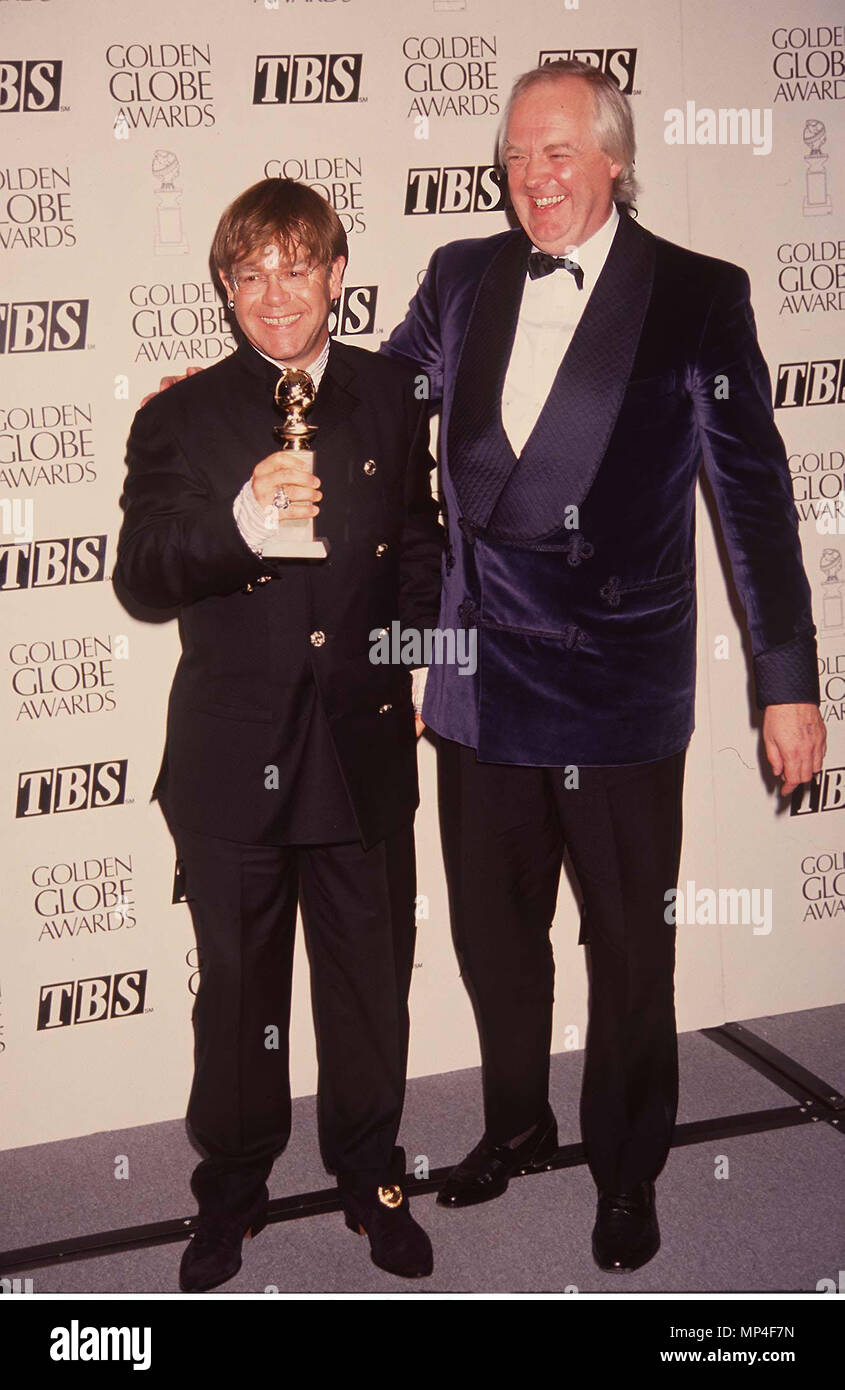 John elton y rice tim event in hollywood life california hi-res stock ...