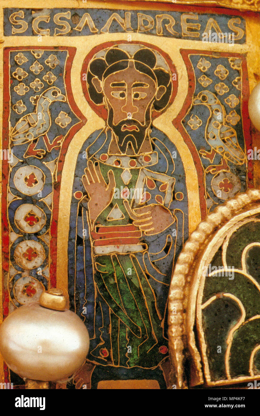 Saint Andrew on the Holy Crown of Hungary 11th century. 1083 Saint ...