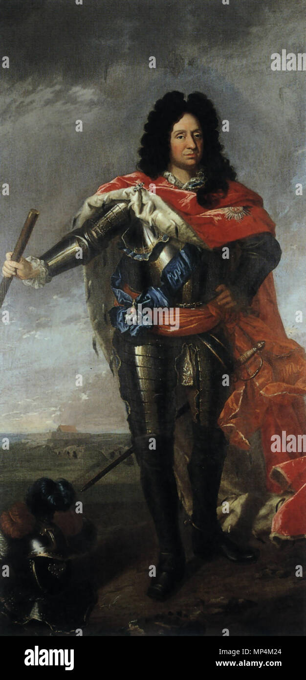 723 Johann Adolf, duke of Holstein-Plön, painted by Johann Valentin ...