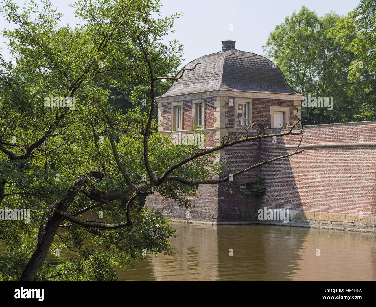 Castle of Ahaus in germany Stock Photo - Alamy
