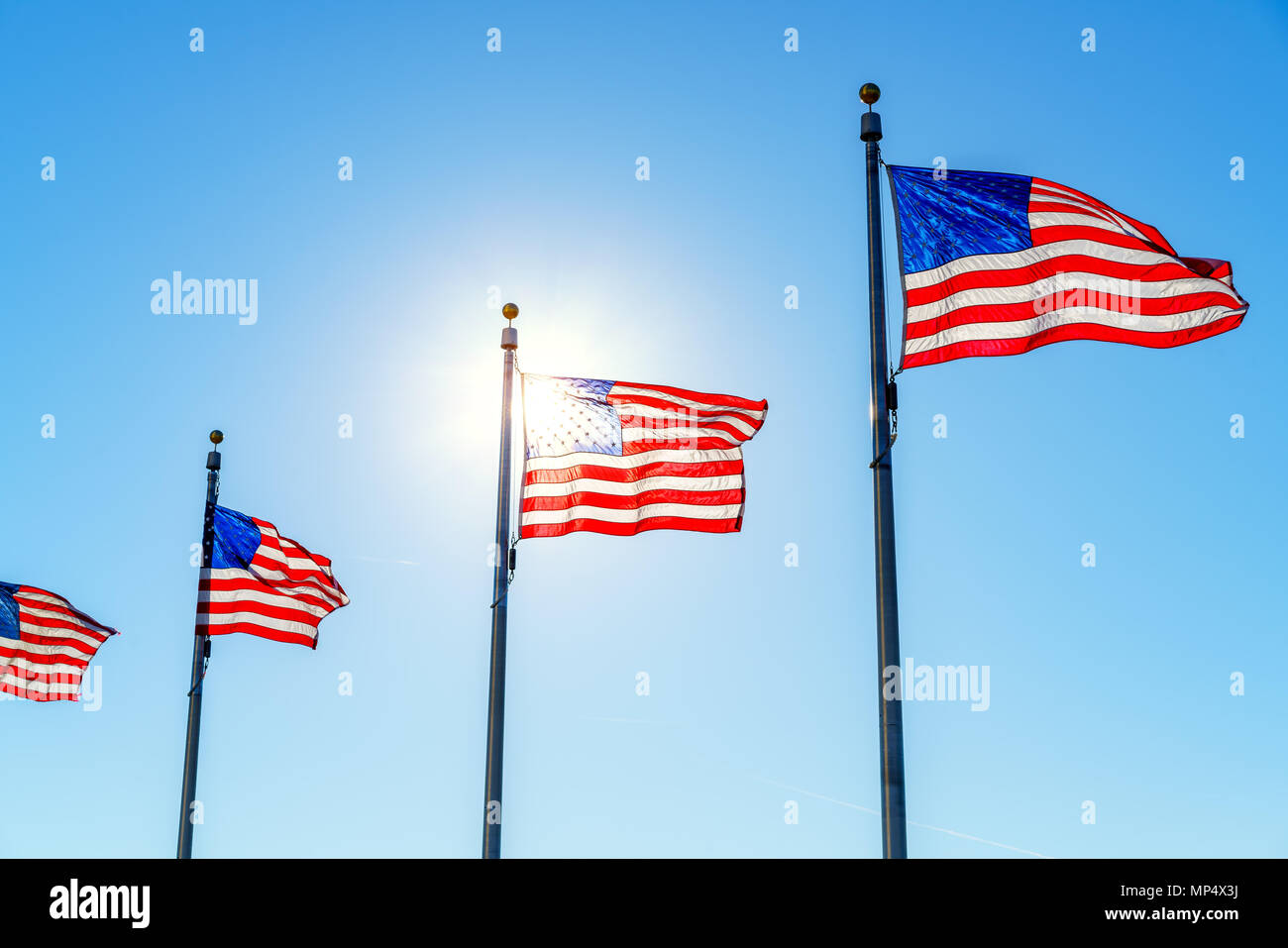Flags of the United States Stock Photo - Alamy