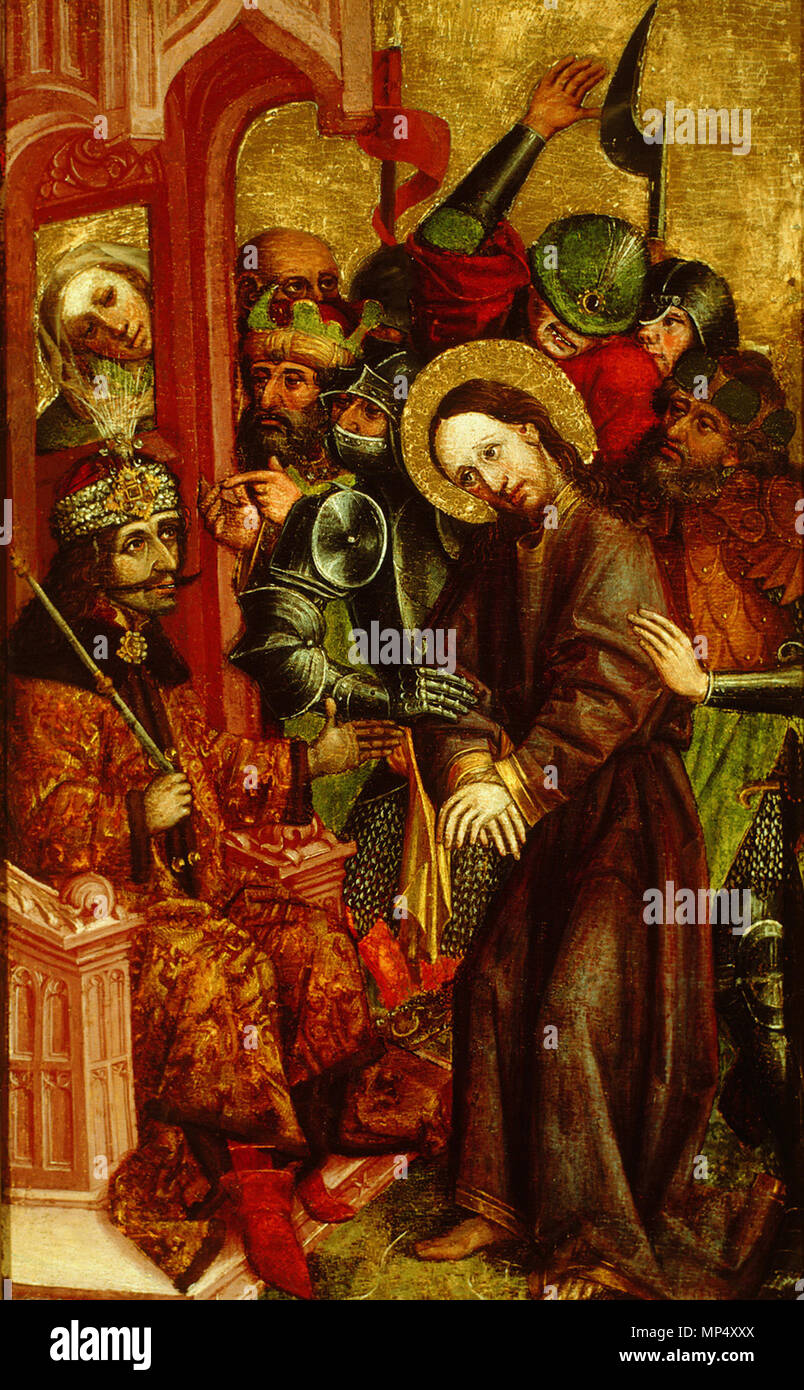 Christ before pontius pilate hi-res stock photography and images - Alamy