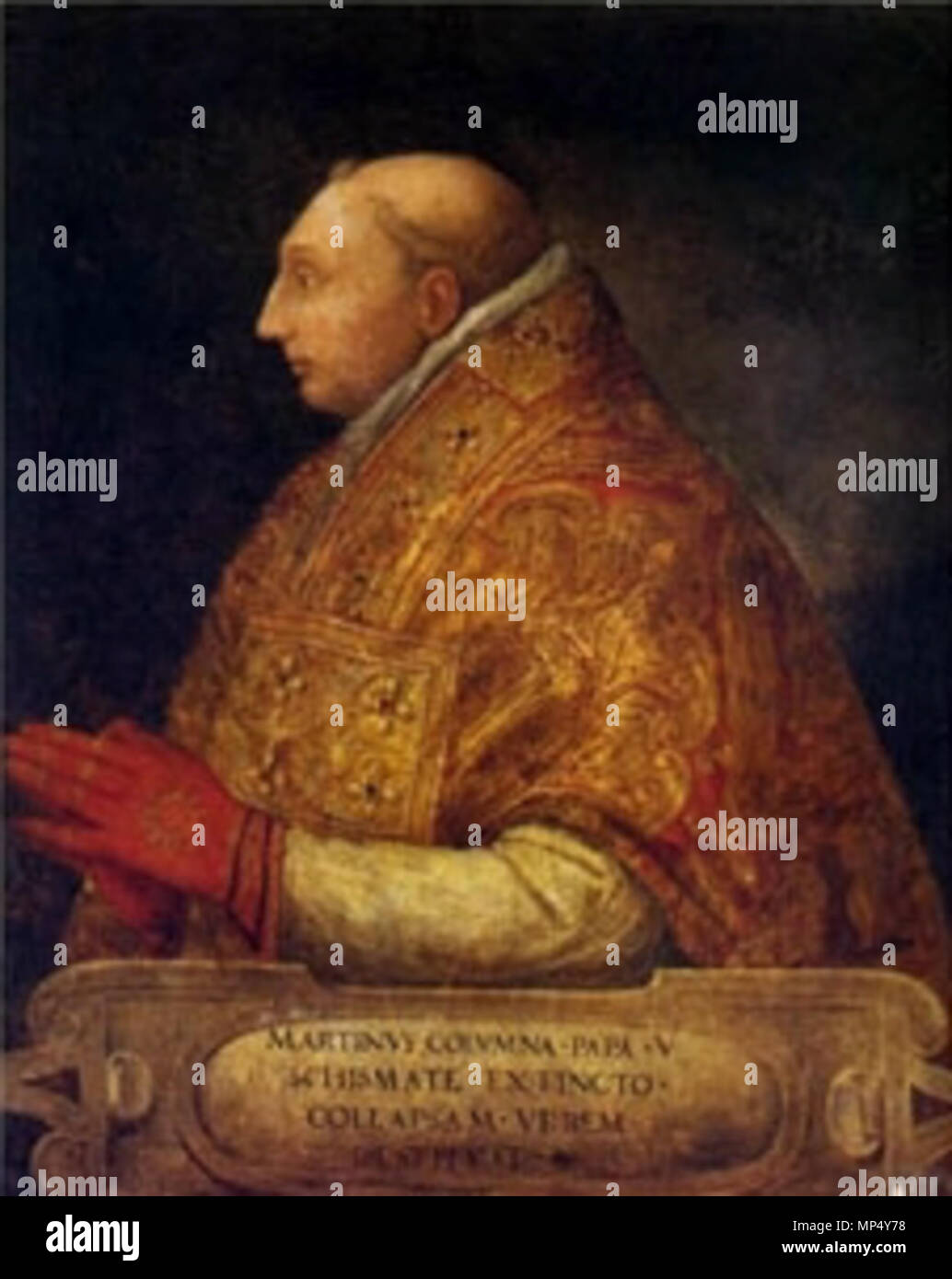 Italian: Ritratto di papa Martino V Portrait of Pope Martinus V ...