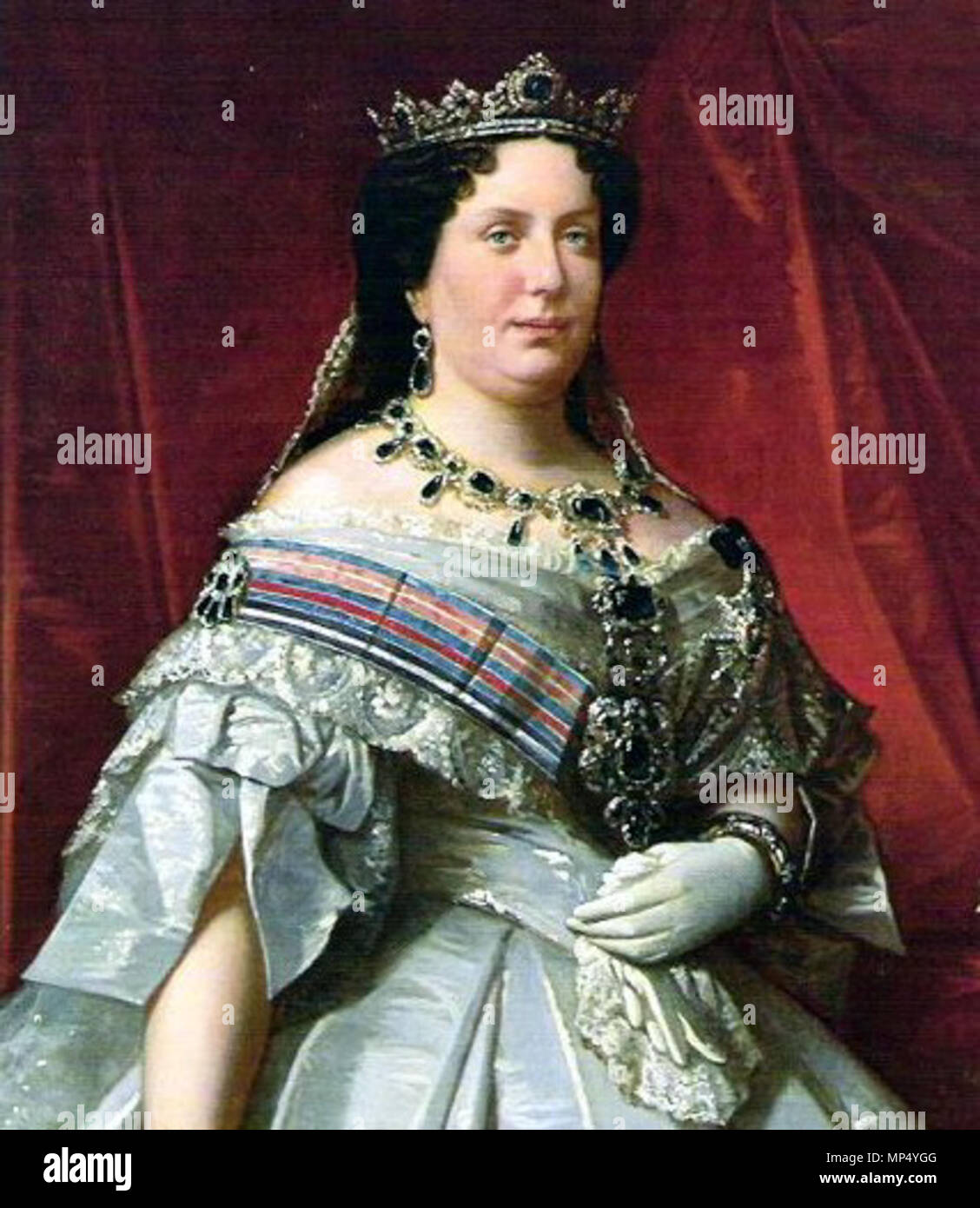 675 Isabel II reina de España Stock Photo - Alamy