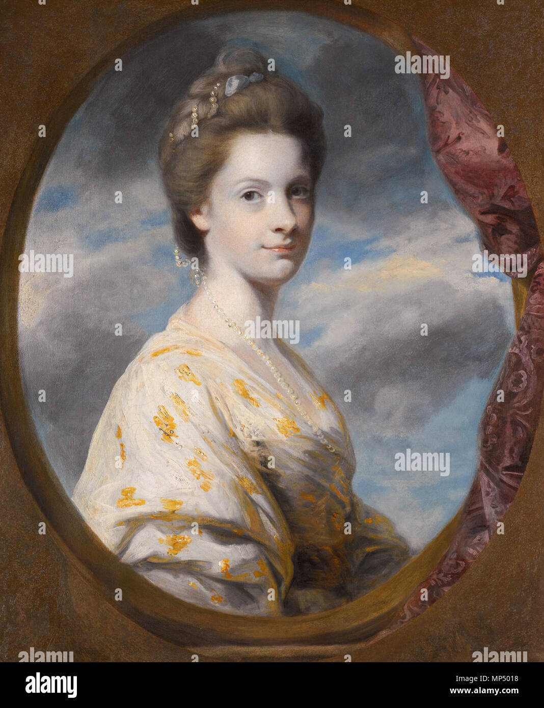Sophia, mrs Edward Southwell, later Lady de Clifford (1743-1828) *oil ...