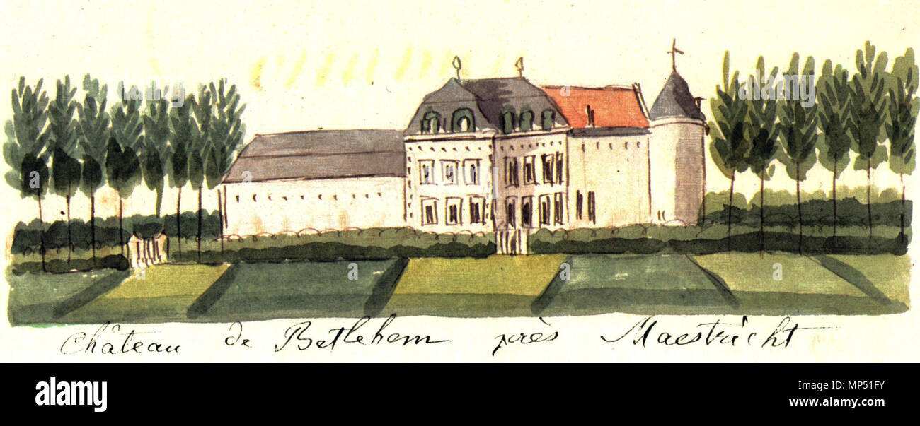 . English: View of Bethlehem Castle in Maastricht, Limburg, the ...