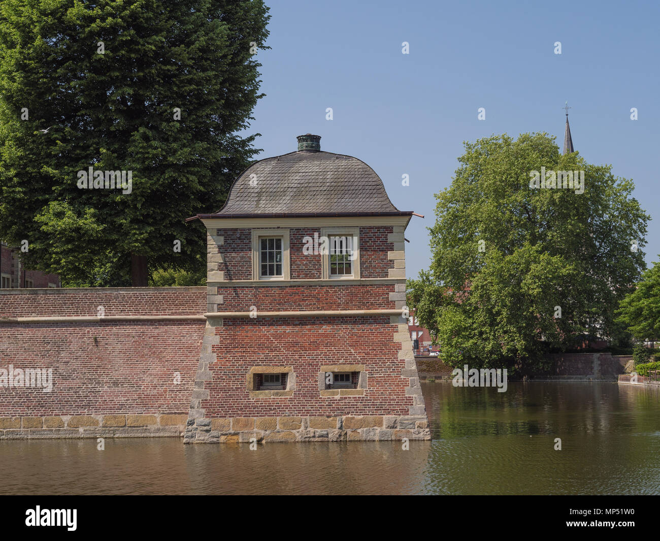 Castle of Ahaus in germany Stock Photo - Alamy