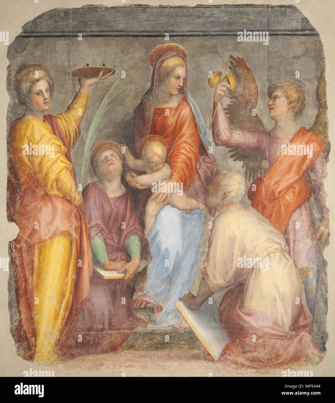 Sacred conversation 1514. 687 Jacopo Pontormo - Sacra Conversazione ...