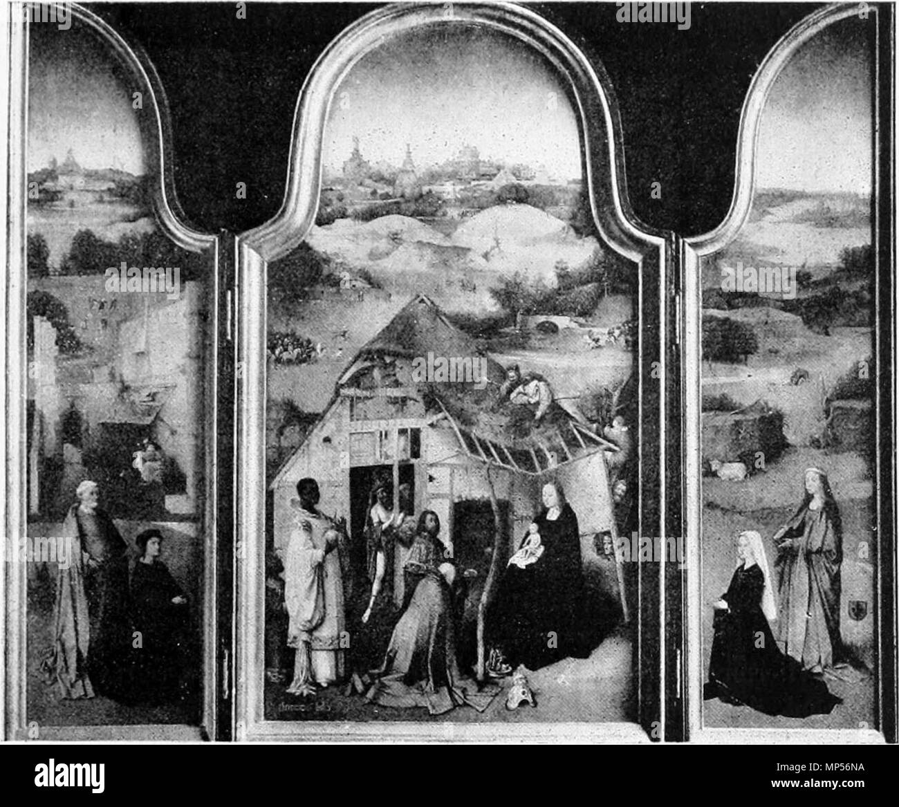 The Adoration of the Magi, Interior (Saint Peter with donor, The Adoration of the Magi, Saint ...