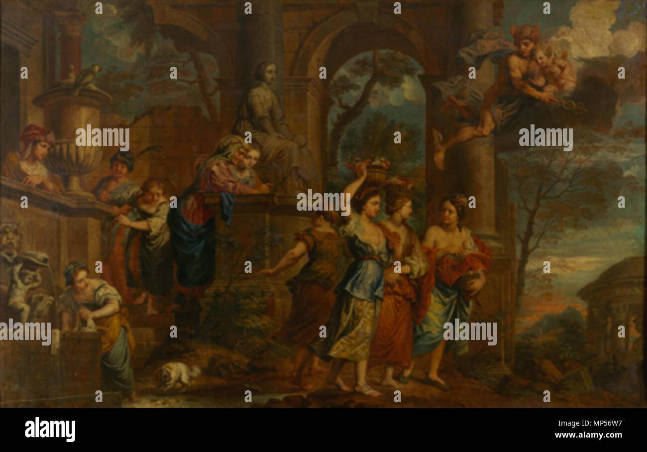 English: Hermes falls in love with Herse 1696. 697 Jan Erasmus ...