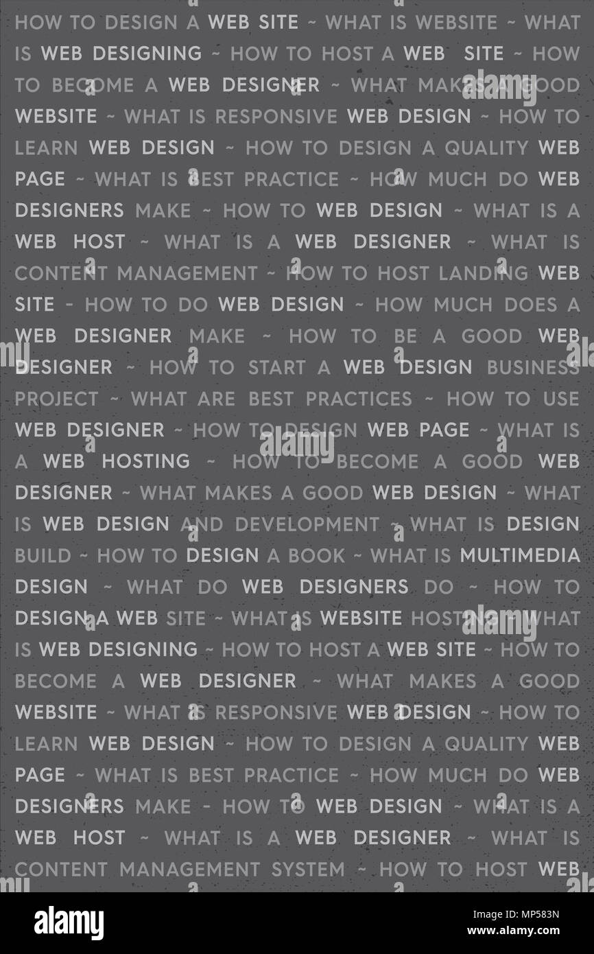 Gray Web Design Keywords Poster Concept. Web Network Working Text with ... Gray Web Design Keywords Poster Concept. Web Network Working Text with ...