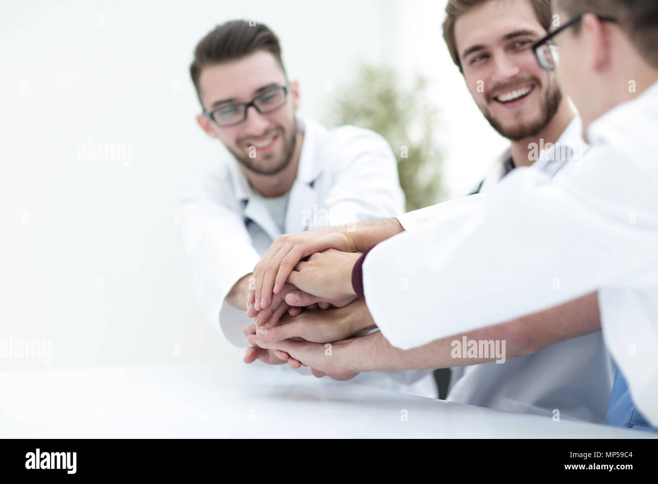 closeup.successful medical team Stock Photo - Alamy