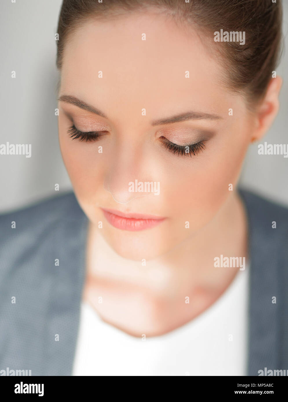 face business woman .makeover in the style of "business Stock Photo - Alamy